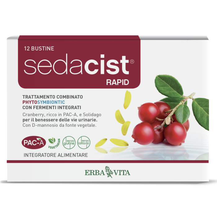Sedacist Rapid Erba Vita 6+6 Bustine Vie Urinarie