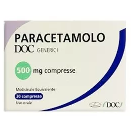Paracetamolo Doc Generici 30 Compresse 500mg - Efficace contro Dolore e ...