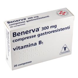 Benerva 300 mg compresse gastroresistenti tiamina cloridrato (vitamina ...