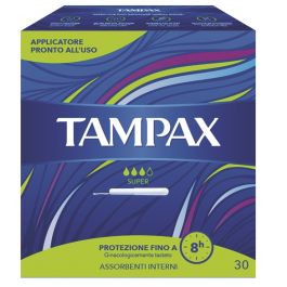 Tampax Super Blue Box 30pezzi 8994 | Online su Farmacia Soccavo