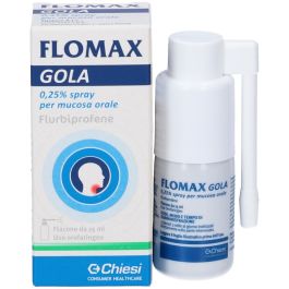 Flomax Gola Spray 0,25% Flurbiprofene Sollievo Gola 15 ml