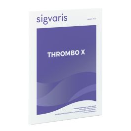 Calza a coscia thrombo-x bianco m normale | Online su Farmacia Soccavo