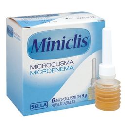 Miniclis Adulti 6 Microclismi 9 g - Sollievo Rapido dalla Stitichezza